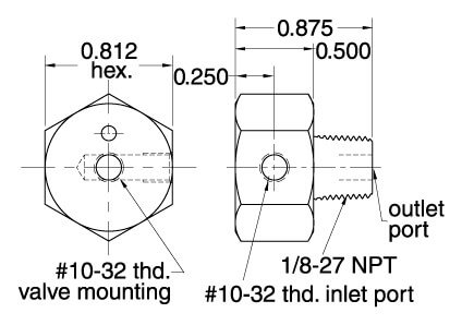Clippard 15491-1 IN-LINE EV MANIFOLD | Air & Hydraulic Equipment,Inc.