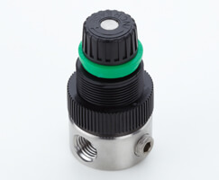 R05-200-RNEA R05 Series, Stainless steel regulator, 1/4" NPT ports, relieving, 5 to 50 PSI ...