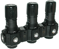 R74M-6AK-RMN Excelon R74M Series 3/4" inlet, 1/2" outlet port, manifold ...